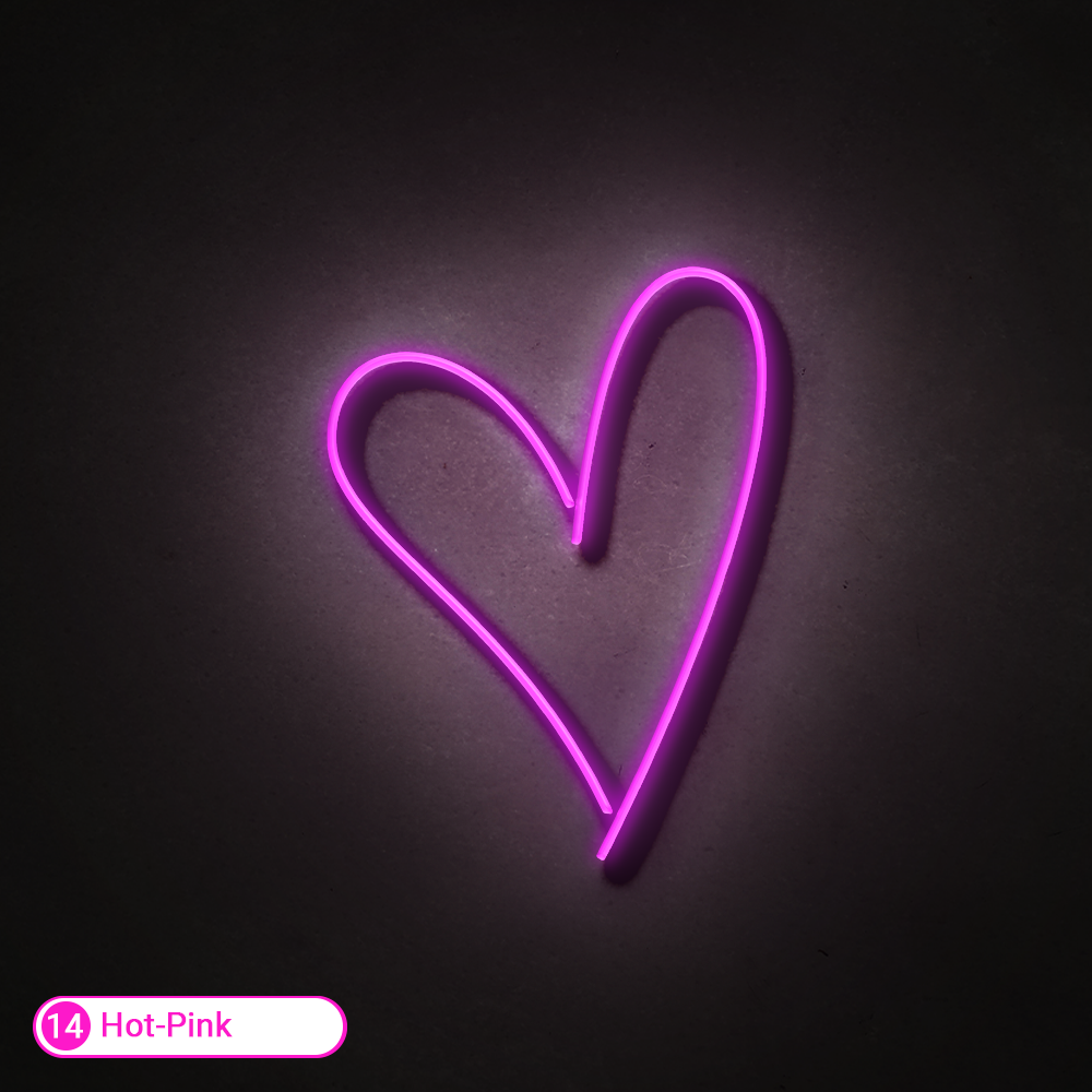 LOVE HEART LED NEON SIGN